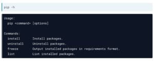 Install multiple packages using pip