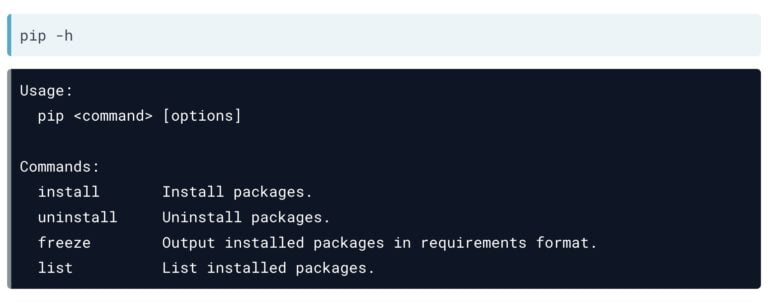 Install multiple packages using pip